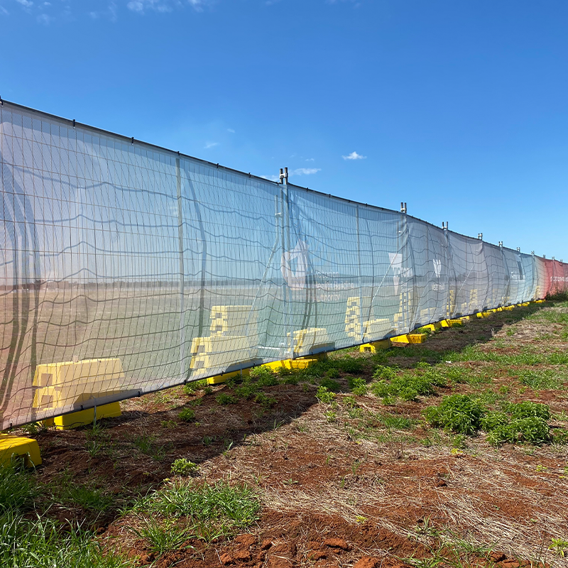 50% Block Out Mesh Banner Printing | by 1300TempFence