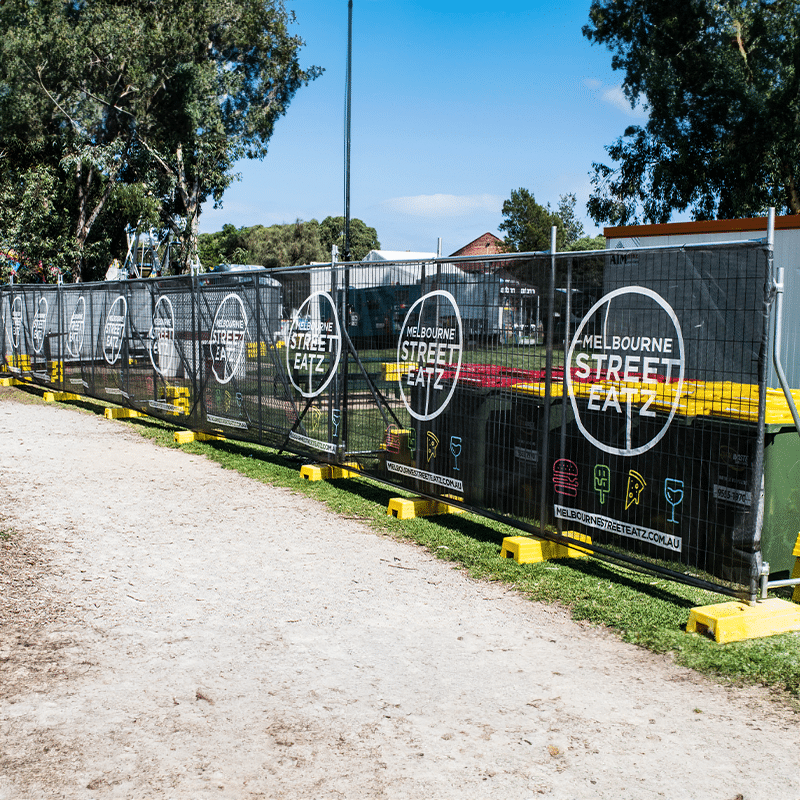 50% Block Out Mesh Banner Printing | by 1300TempFence