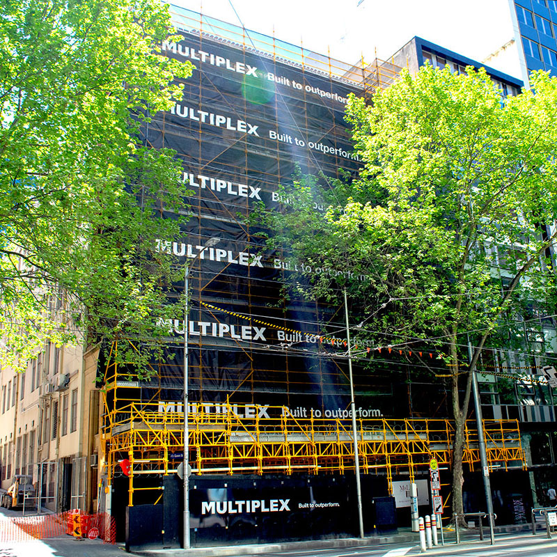 65% Block Out Mesh Banner Printing | by 1300TempFence