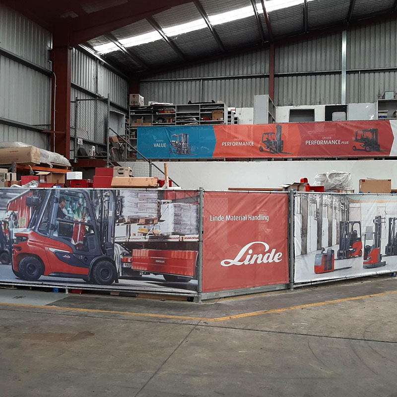 80% Block Out Mesh Banner Printing | by 1300TempFence