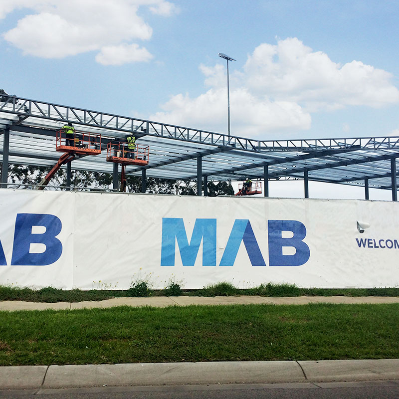 80% Block Out Mesh Banner Printing | by 1300TempFence