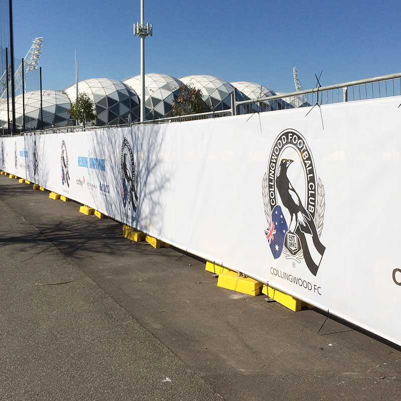 80% Block Out Mesh Banner Printing | by 1300TempFence