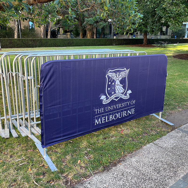 Crowd Control Barrier Slips - Signage HQ