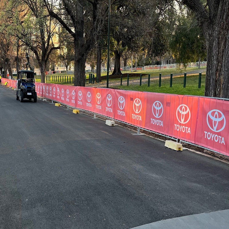 Crowd Control Barrier Mesh Banners - Signage HQ