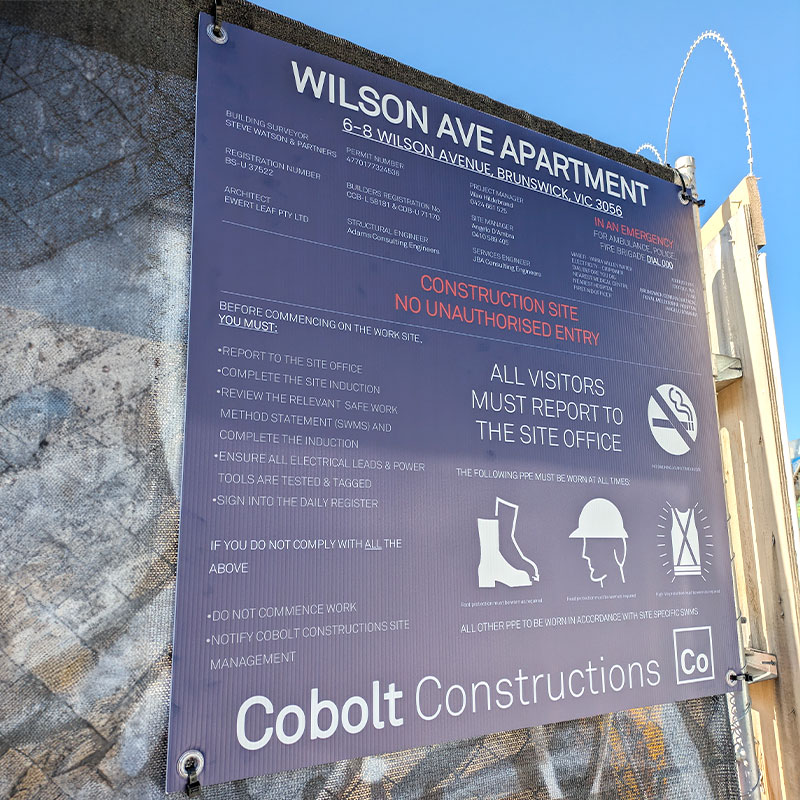 Corflute Board Printing for Event & Construction Sites | Since 1999