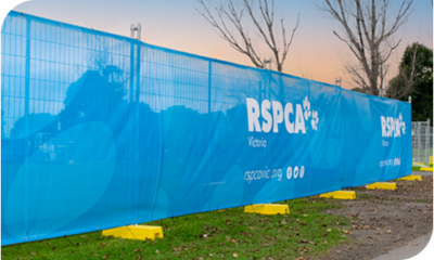 Crowd Control Barrier Mesh Banners - Signage HQ