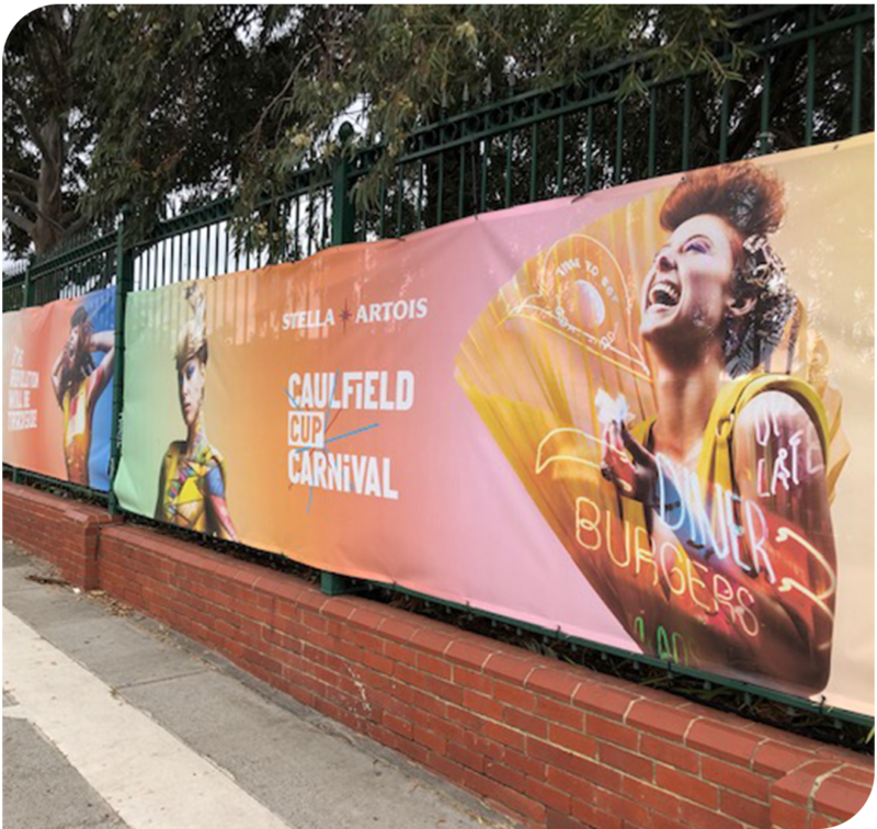 Crowd Control Barrier Mesh Banners - Signage HQ